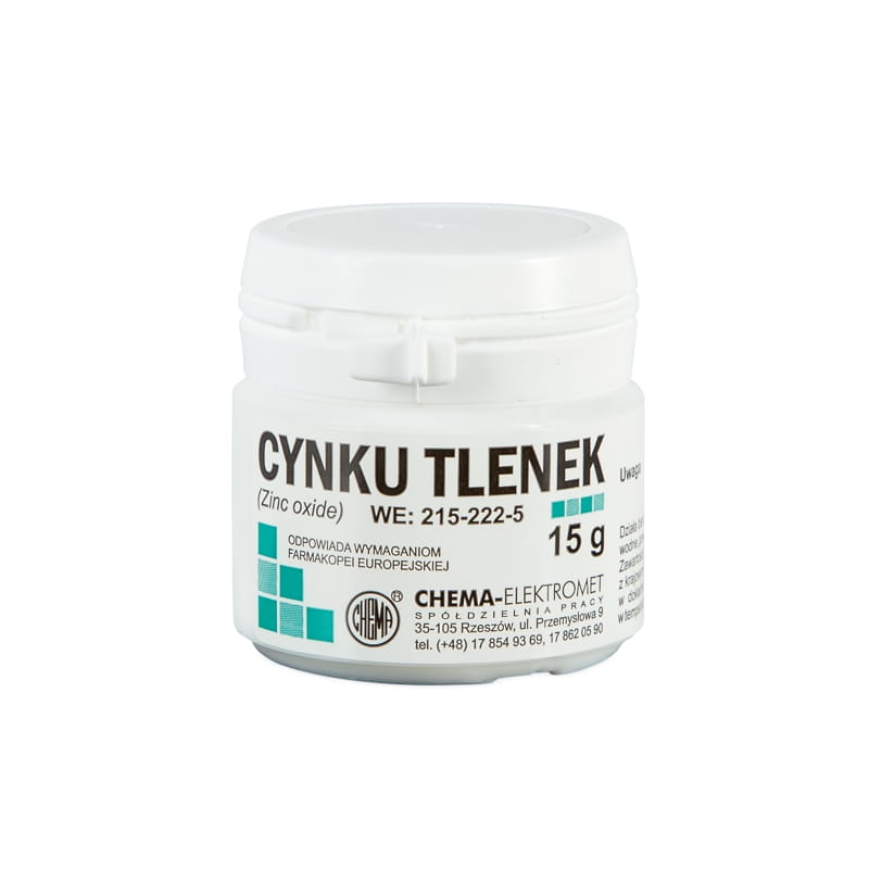 Cynku tlenek 15 g Chema - Preparaty - Roydental